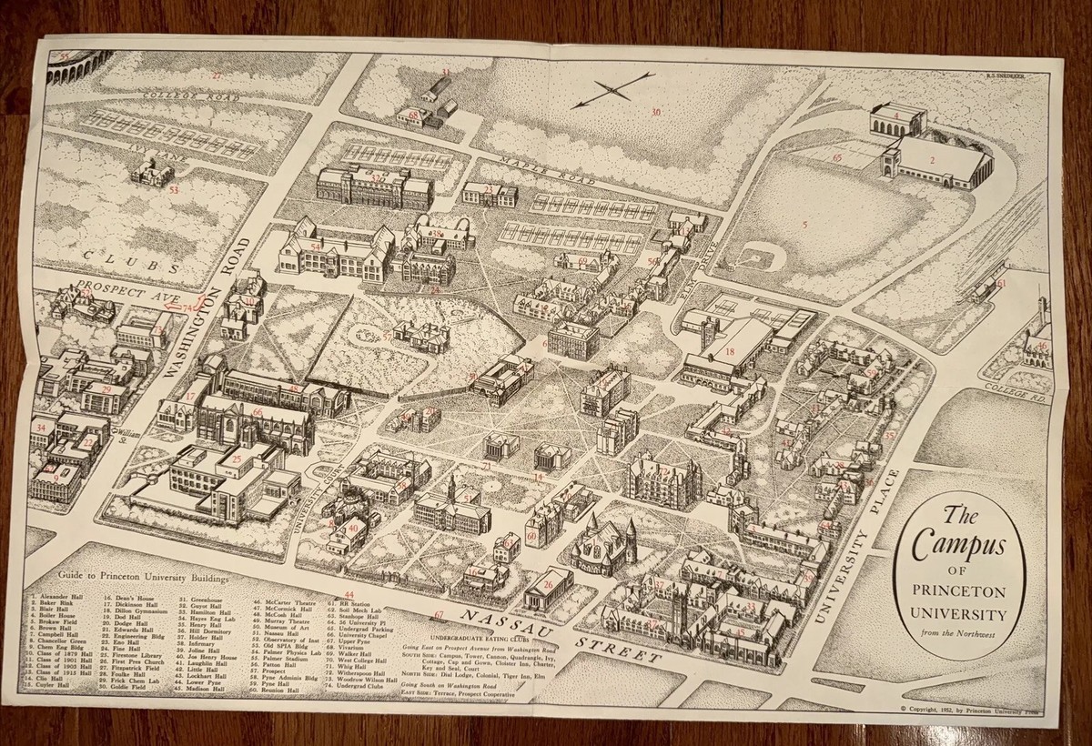Princeton University Campus Map Greening Senior Move Out 2024 Where
