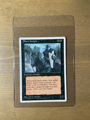 Black Knight Magic the Gathering | eBay
