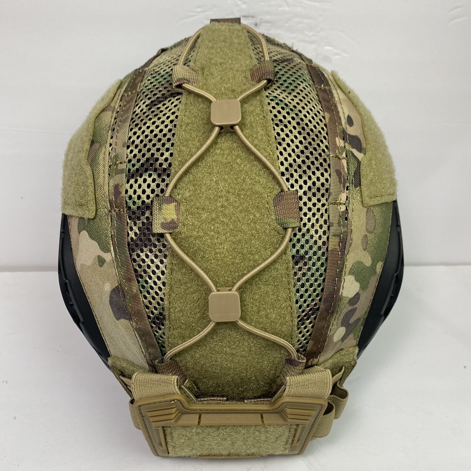 Large OCP MULTICAM ACH MICH ECH HELMET COVER w/ COUNTERWEIGHT POUCH ...