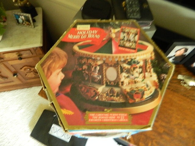 Mr. Christmas Holiday Lighted Merry Go Round in Original Box | eBay