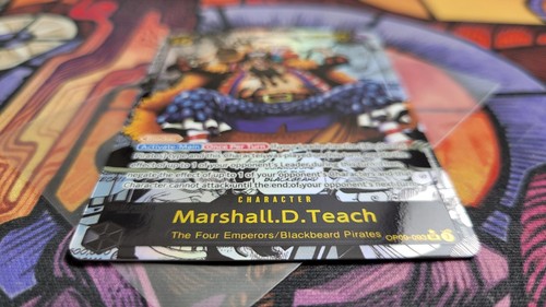 Marshall D Teach OP09-093 Secret Manga Rare One Piece Card English | eBay