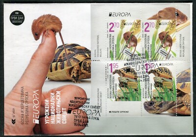 BOSNIA SERBIA(302) - EUROPA - Turtle - Mouse - FDC - 2021 | eBay