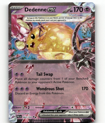Pokemon Dedenne ex Paldea Evolved 093/193 | eBay
