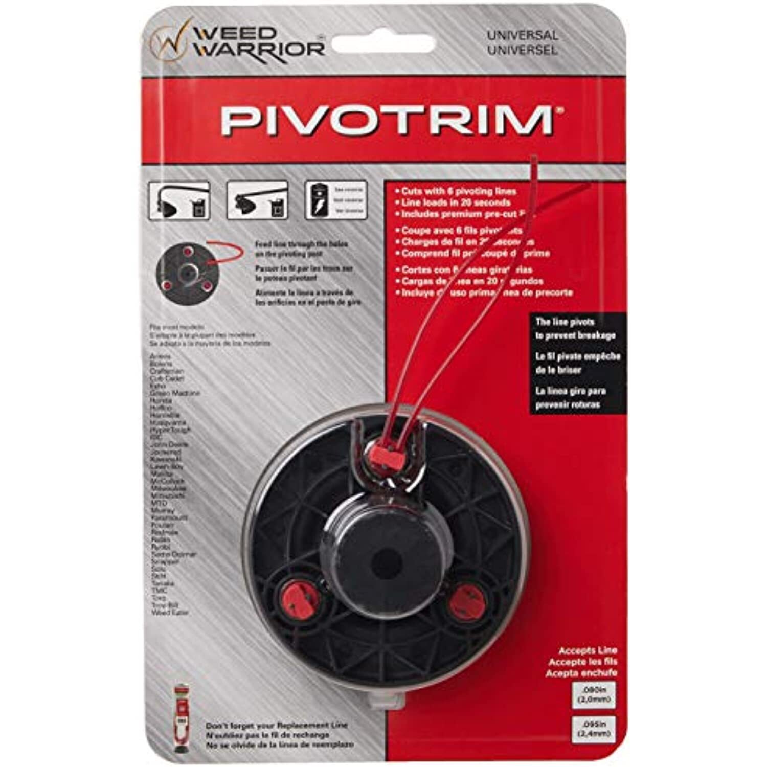 MaxPower 3317233 PivoTrim Universal Replacement Head, 4 x 4 Multi ...