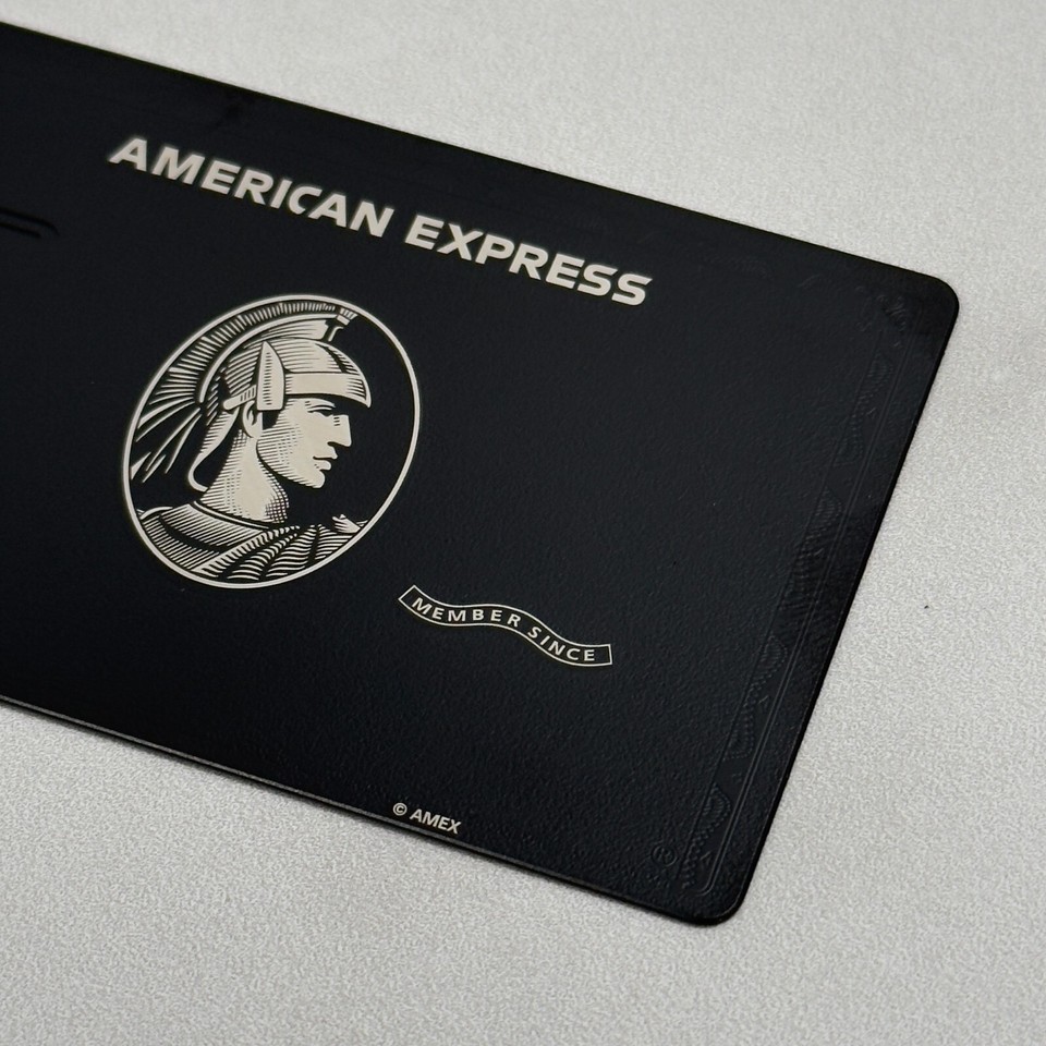 AMX Custom Black Card with Small | Large Chip - 2024 Novelty Design | eBay