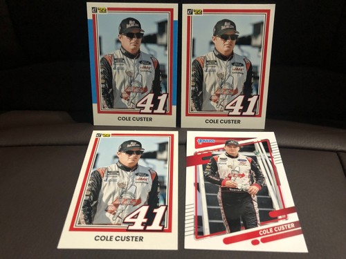 2022 Donruss Blue Parallel Retro Cole Custer #166 & (2) Retro #166 ...