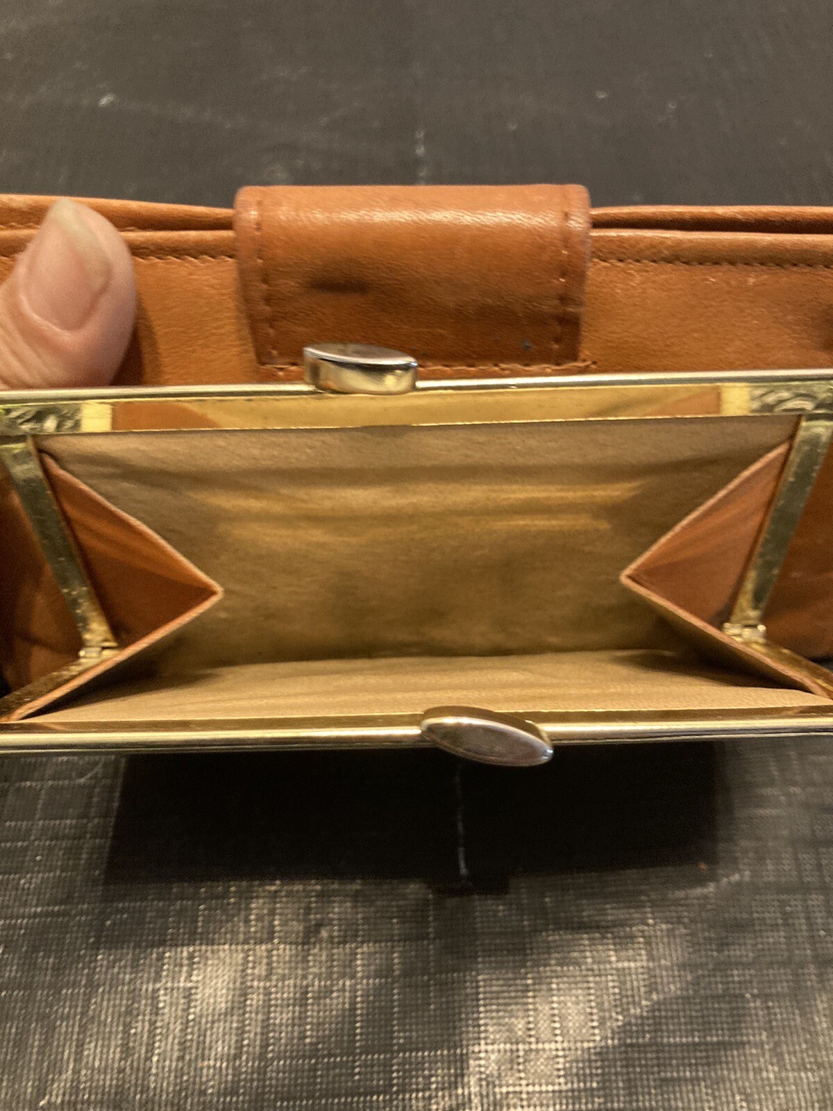 70s Zodiac Sign Brown Leather Flap Closure Wallet by … - Gem