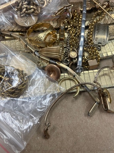 GOLD Filled Scrap Lot - 230 Grams, jewelry, watch, eye frames. Gold ...