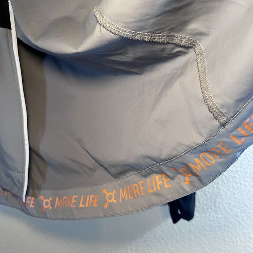 OrangeTheory Womens Large Vented Windbreaker Jacket Light Weight Color ...