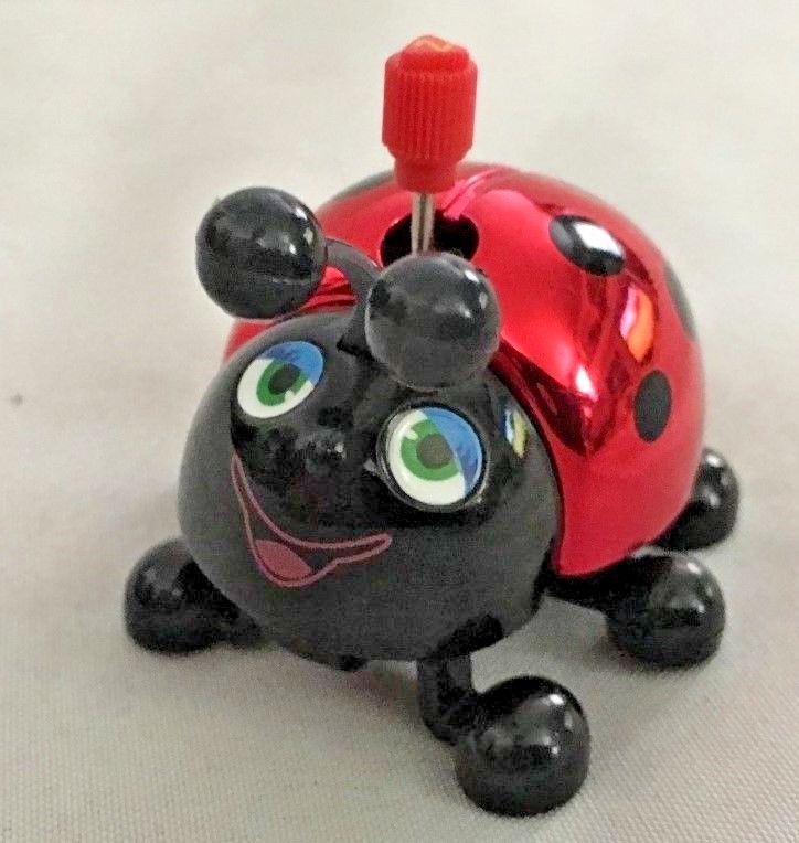 Red Black Mentalic 2" Moving Wind up Lady Bug Toy | eBay