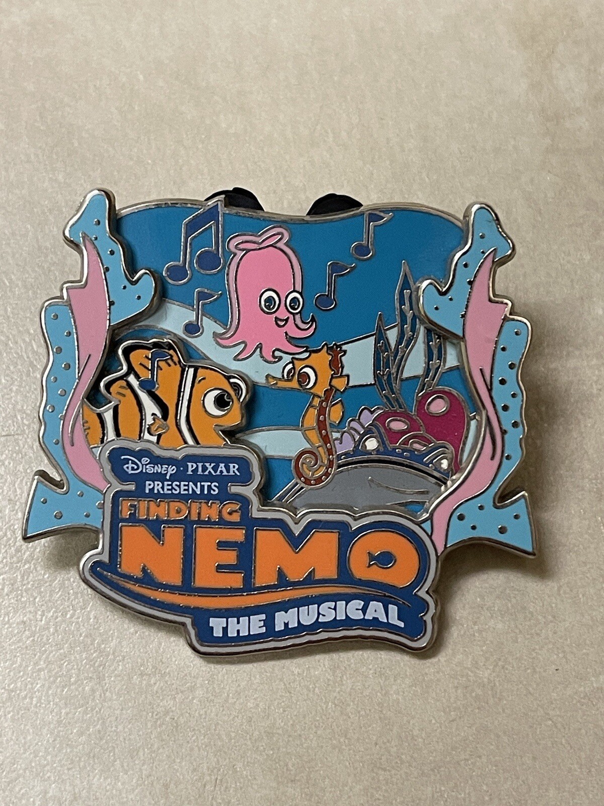 DISNEY PIN WDW PIXAR PRESENTS FINDING NEMO THE MUSICAL NEMO PEARL ...