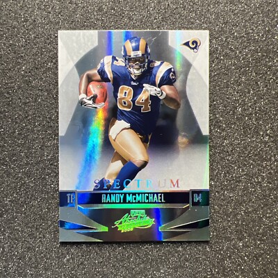 2008 Playoff Absolute RANDY McMICHAEL #135 Spectrum 002/100 - NFL RAMS ...