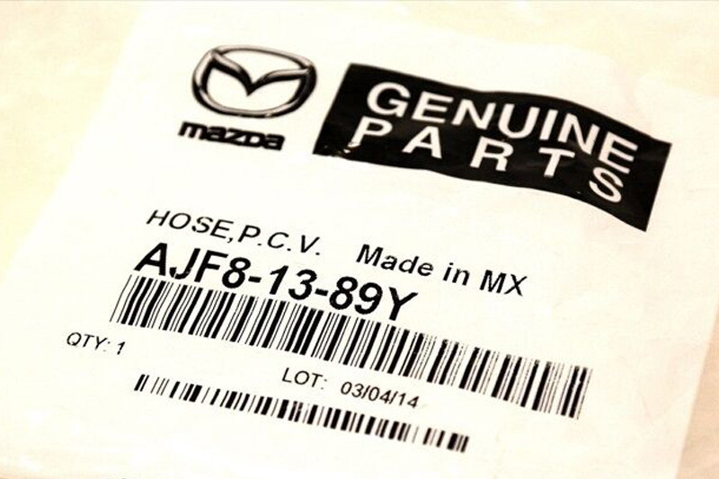 NEW OEM Mazda 2004-2006 MPV PCV Hose Positive Crankcase Ventilation ...