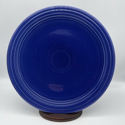 Fiestaware Vintage Cobalt Blue 13” Chop Plate Fiesta HLC USA WV 1930’s ...