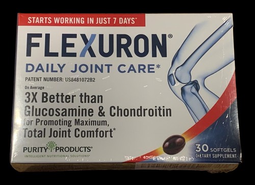 Flexuron Daily Joint Care by Purity Products 30 Softgels Fresh Krill ...