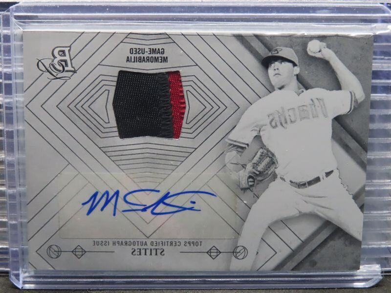 2014 BOWMAN PLATINUM MATT STITES PRINTING PLATE PATCH AUTO RC #1/1 ...