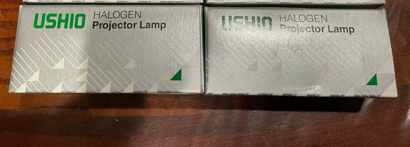 LOT OF 2 GENUINE USHIO EVD 36V 400W HALOGEN PROJECTOR LAMP PROJECTION ...
