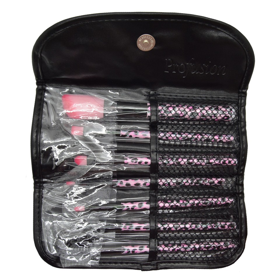 Profusion Professional Quality 7pcs Make up Brush Set in Pouch Sets 4 ...