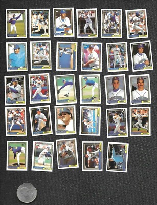 1992 Topps Micro Seattle Mariners Team Set complete, excellent ...