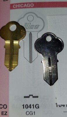 Chicago, 1041G, 701E, CH1, K4, 41G, CG1, Vintage Key Blank. | eBay