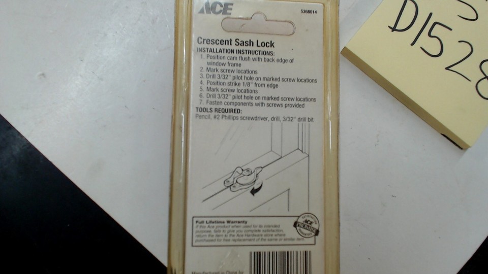 5368014 Ace Sash Lock Crescent | eBay