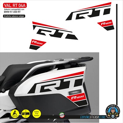 Adhésifs Compatible R 1200 Rt 2014/2018 Valises Rouge Et Noir Val Rt 04A | eBay