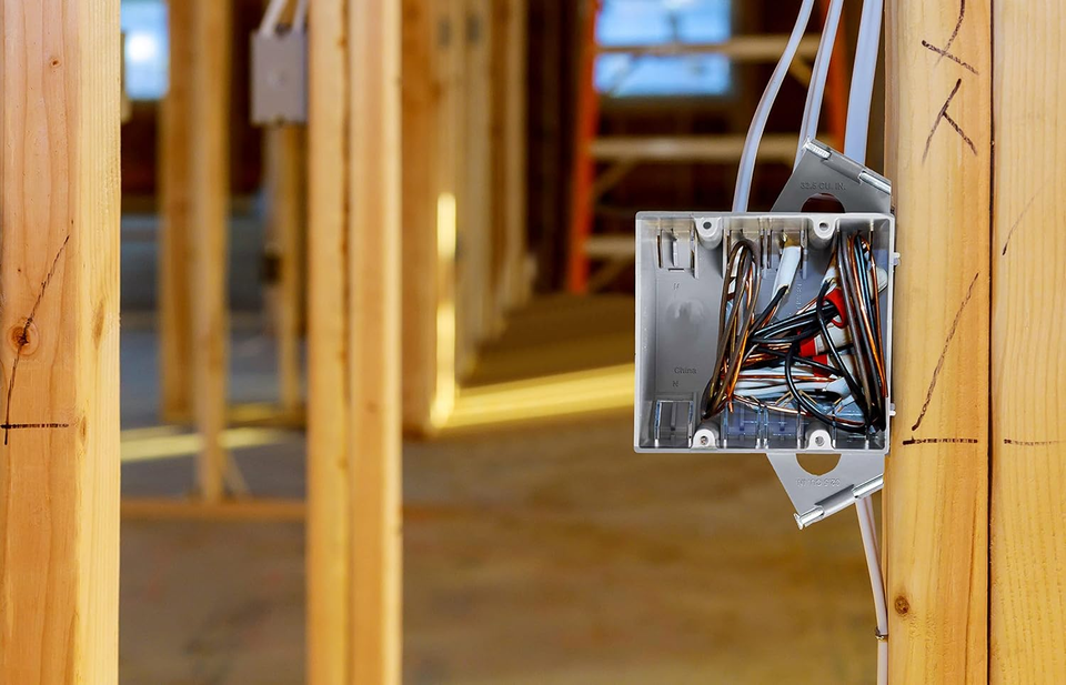 2-Gang PVC Electrical Nail on Old Work Outlet Box - 32 Cu. In., for ...