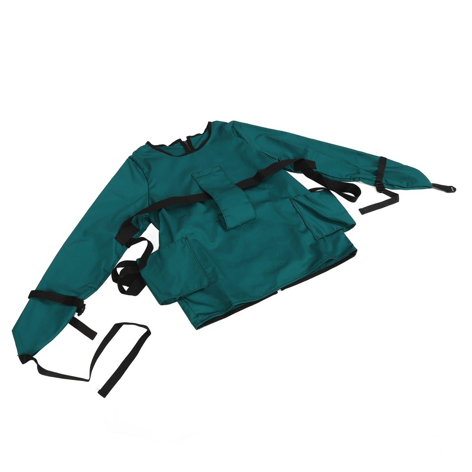 Patient Restraint Suit Prevent Tilting Front Back Secured Cotton Bed ...