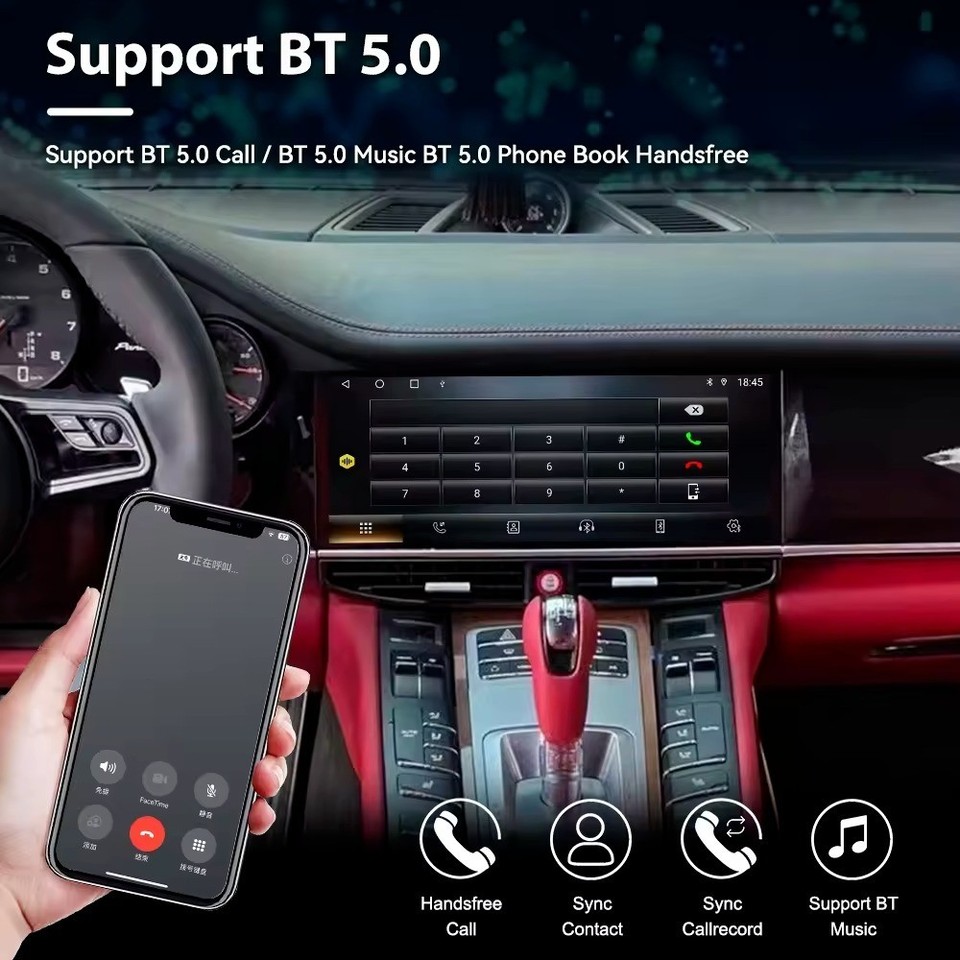 12.3" 8+128G Android Car Radio Stereo GPS Carplay For Porsche Panamera ...