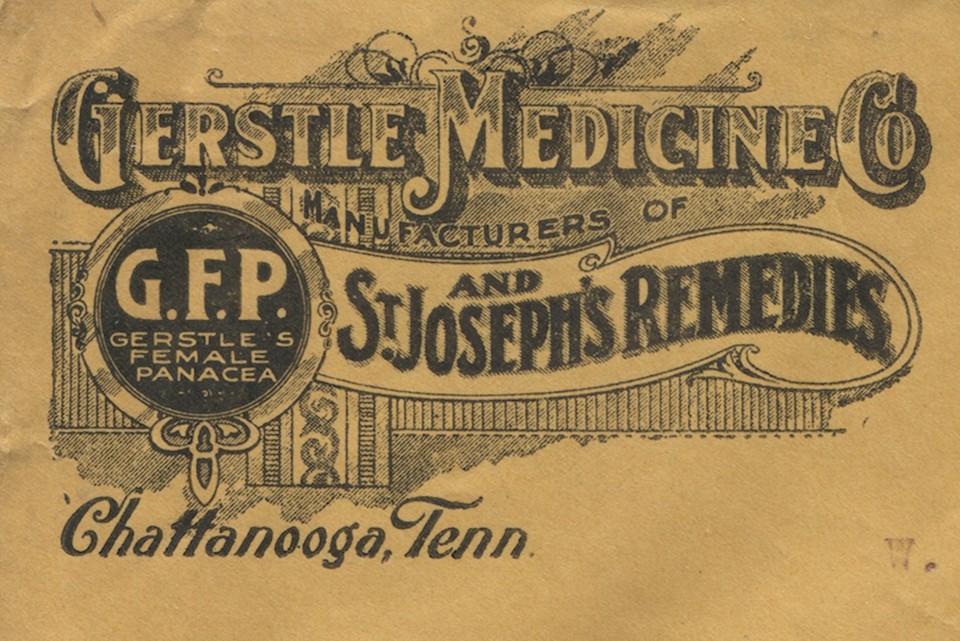 Advertising Cover Chattanooga TN Gerstle Medicine Co GFP St Joseph’s ...