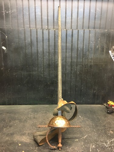 Vintage Old Rapier Fencing Sword 35” Blade No Maker’s Marks Pirate ...
