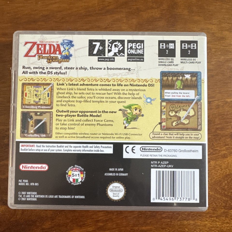 The Legend of Zelda: Phantom Hourglass (Nintendo DS, 2007) | eBay UK
