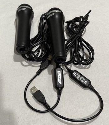 Konami Guitar Hero Microphones USB Wii PS2 PS3 XBOX 360 Logitech E-UR20 ...