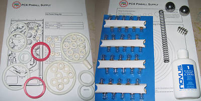 1985 Gottlieb/Premier Ice Fever Pinball Machine Tune-up Kit | eBay