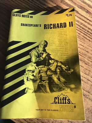 Vintage - Cliff Notes: Shakespeare: Richard II 9780822000686 | eBay ...