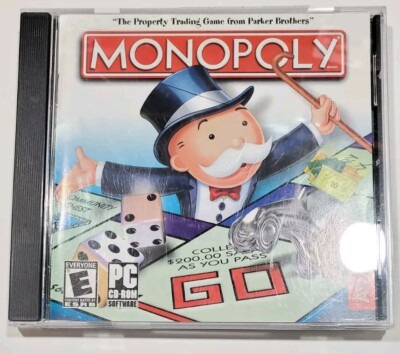 Monopoly PC CD-ROM Computer Game for Windows 95/98 Hasbro Interactive ...