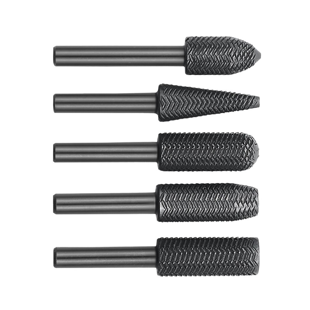 Brand New For Metal Derusting Rotary Rasp File 5Pcs Set Home Garden ...