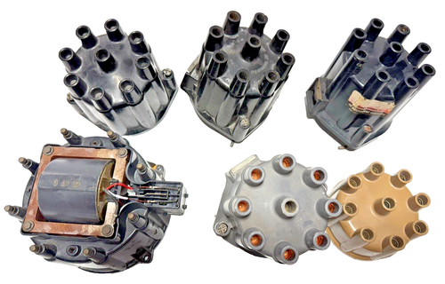GM Chevrolet Group of Six Engine Ignition System Distributor Caps OEM ...