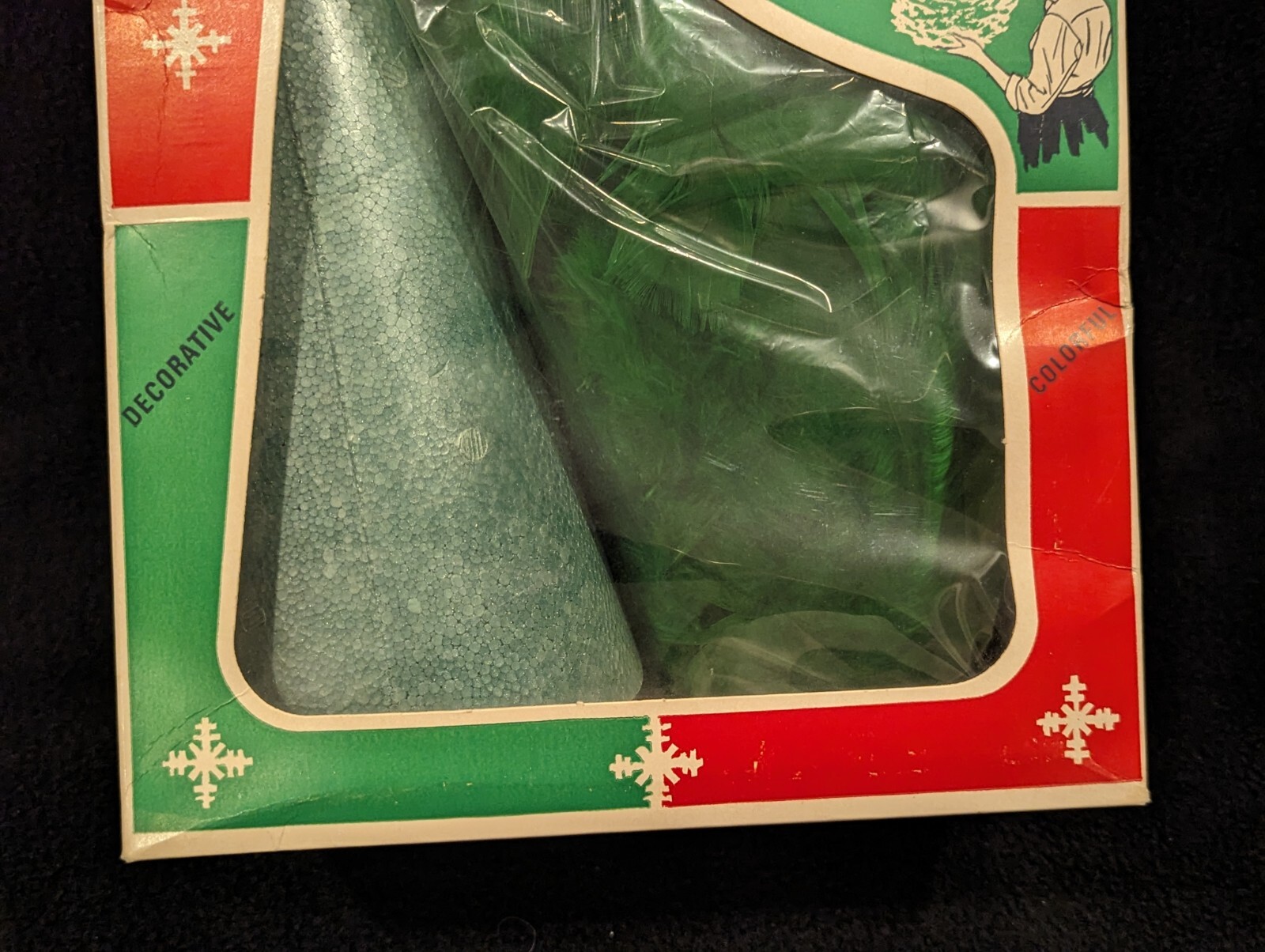 Vintage Christmas Feather Tree Kit | eBay