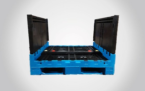 48x45x34 Plastic Bulk Collapsible Container | eBay