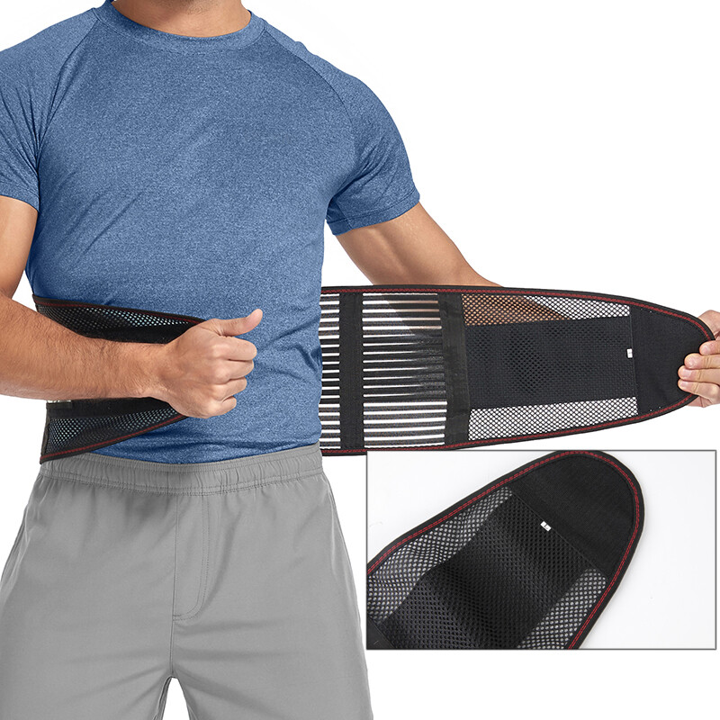 Lower Back Brace Lumbar Support Waist Belt for Men Women Pain Relief ...