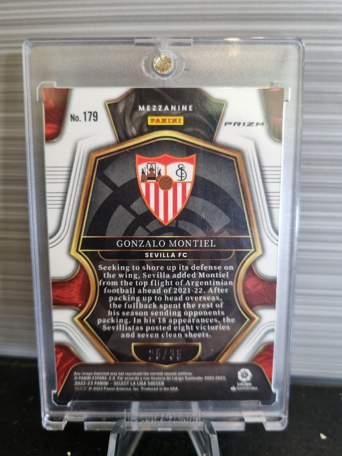 Panini Select La Liga 2022-23 GONZALO MONTIEL Sevilla FC # /35 | eBay UK