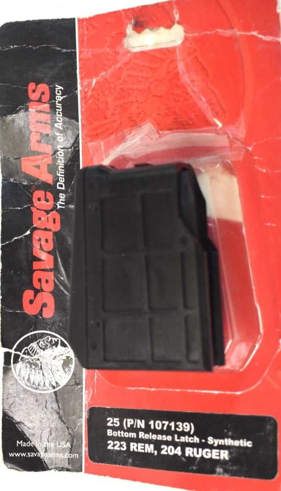 1 Savage Model 25 Varminter, 222 Rem, 223 Rem 204 Ruger 4 round ...