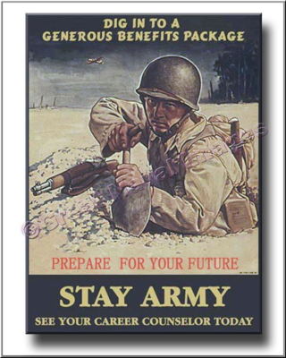 Stay Army Recruiting Poster Canvas | eBay