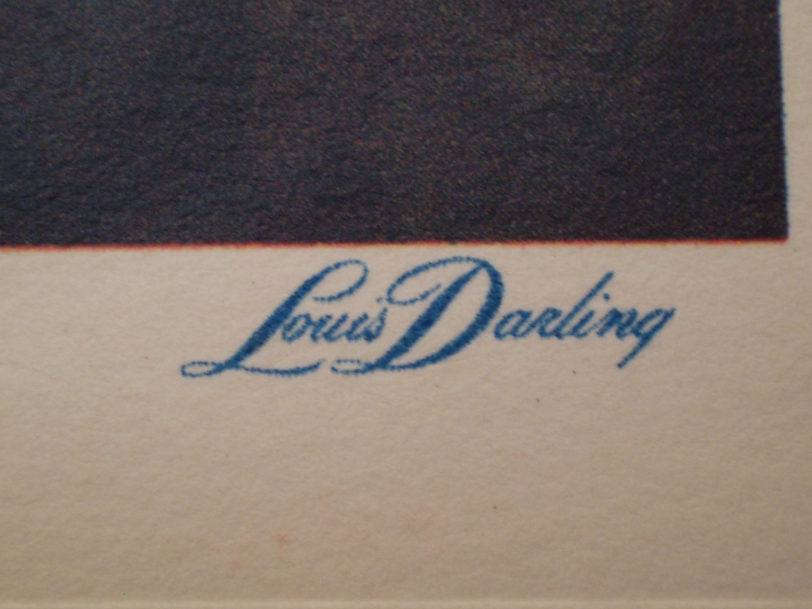 Vintage Louis Darling Print The Hidden Pool | eBay