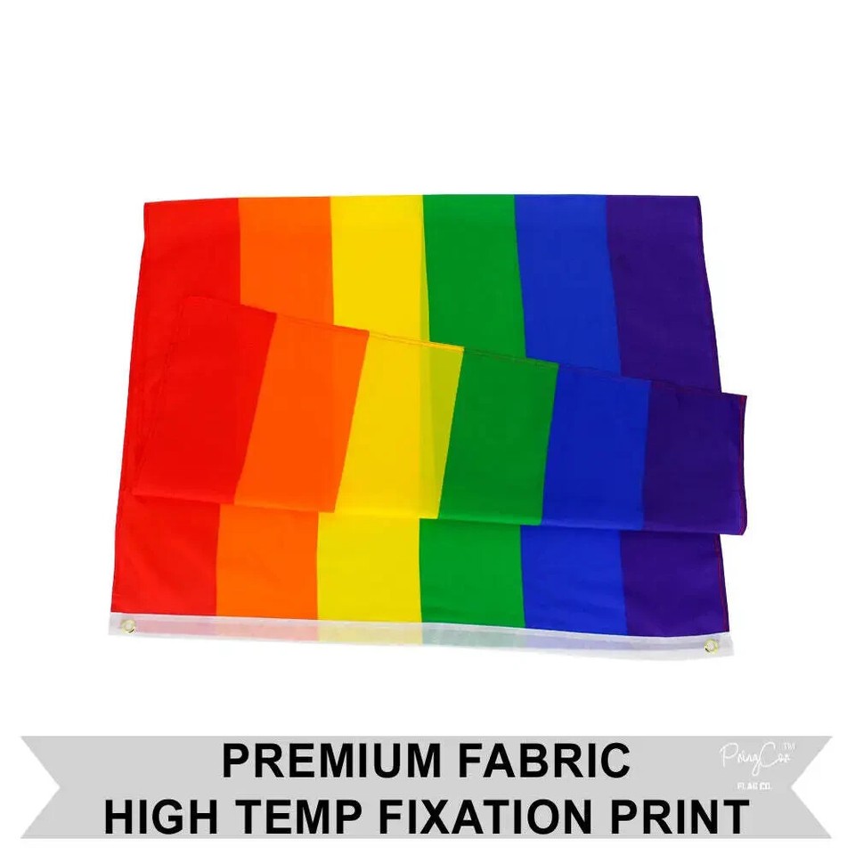 3x5FT Rainbow Pride Flag Banner LGBTQ Gay Lesbian Love Equal | eBay