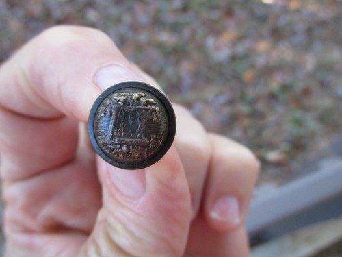 Civil War era relic Confederate Alabama Cuff Button | eBay