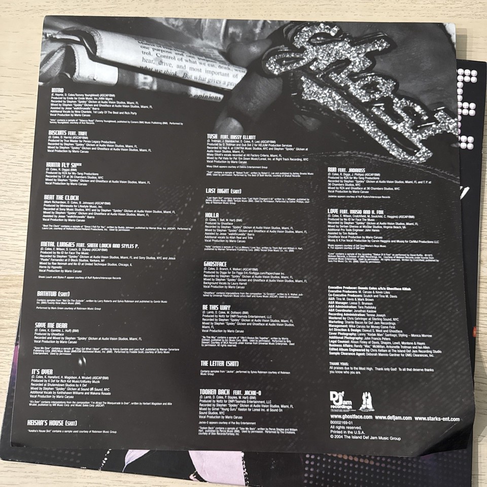 Ghostface Killah - The Pretty Toney Album 2xLP Vinyl Record Promo Wu ...