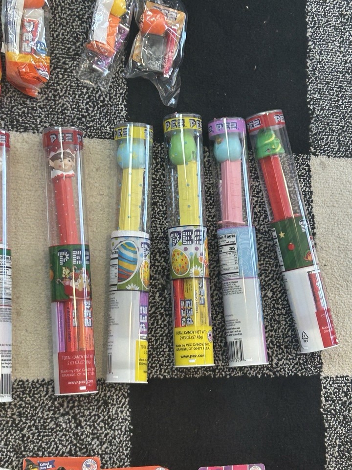 Large Lot Of 60 Pez Dispenser Candies Please Read | eBay