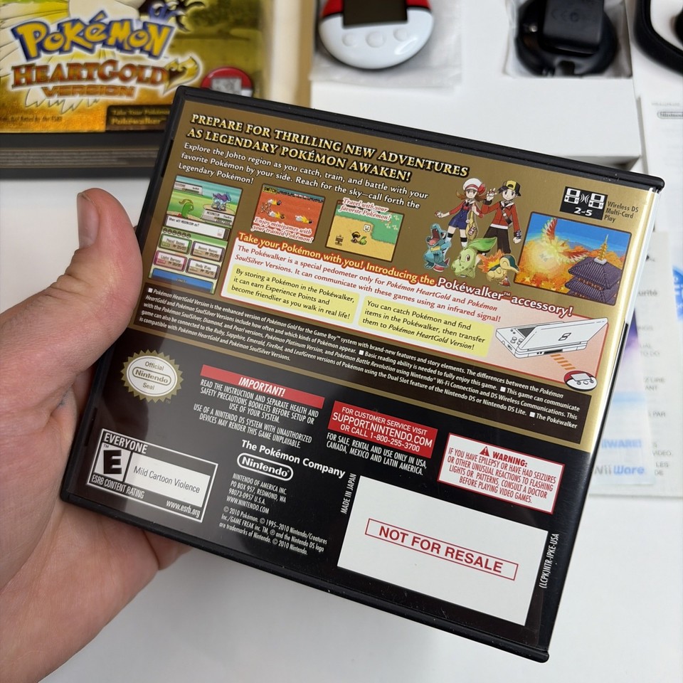 Pokemon HeartGold Walmart Edition Big Box Complete Authentic Nintendo ...